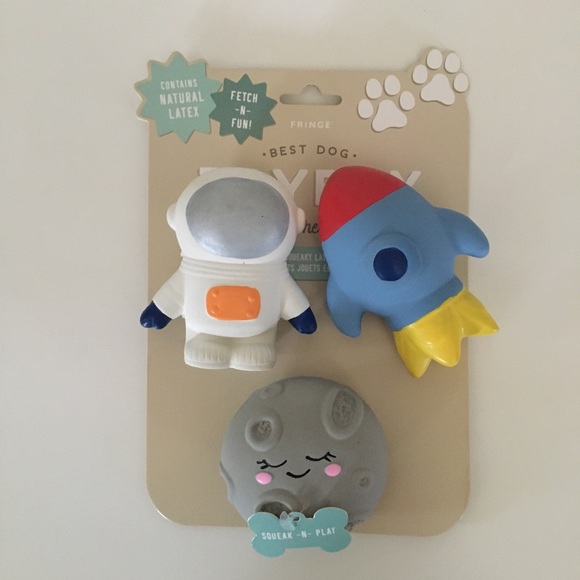 Fringe Studio | Dog | New Dog Toys 3 Mini Squeaky Latex Fetch And Fun ...